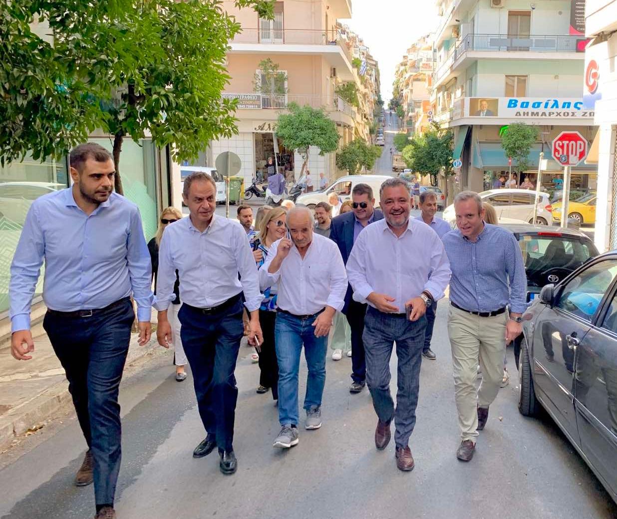 Δήμος Ζωγραφού: Επίσκεψη του Γραμματέα της ΝΔ Παύλου Μαρινάκη μαζί με ...